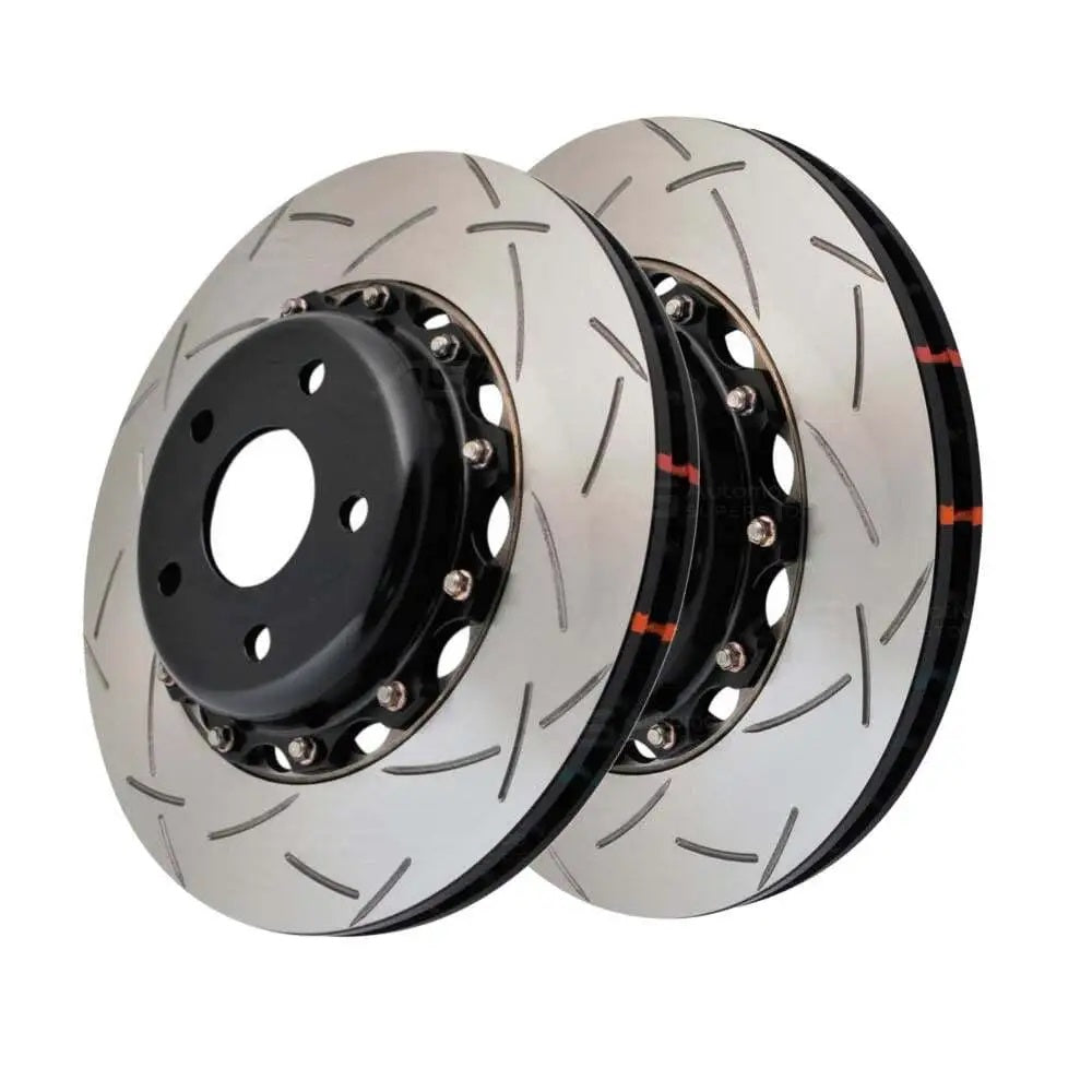 DBA 5000 Series T3 Curved Slot Brake Discs with Hat - Holden